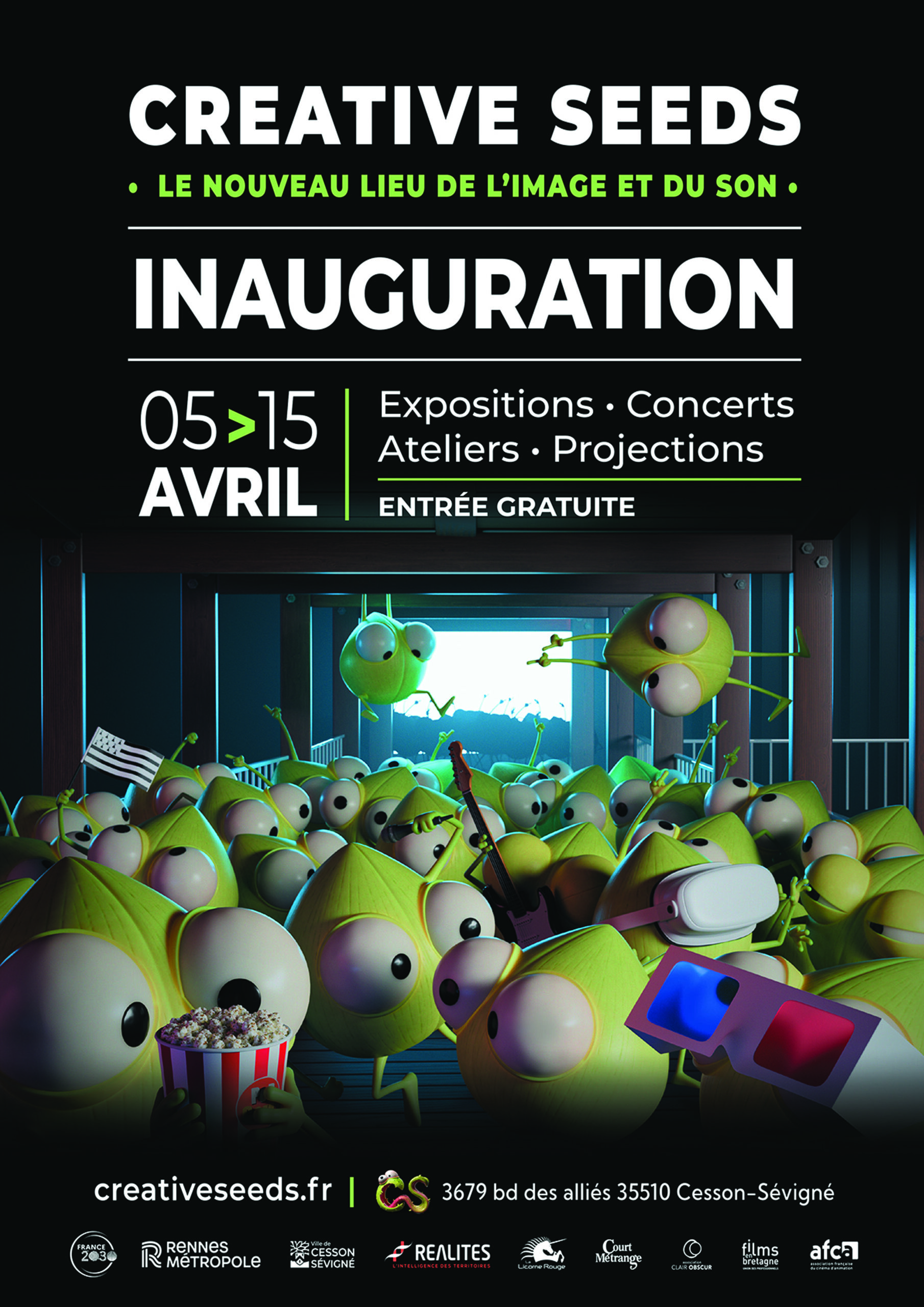 CREATIVE SEEDS : INAUGURATION ET RENCONTRES – RECA Animation