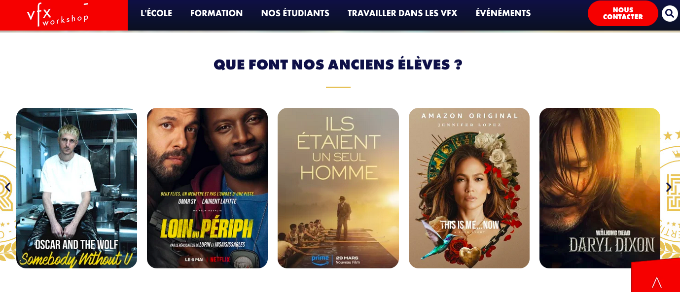 NOUVEAU SITE WEB POUR VFX-WORKSHOP – RECA Animation